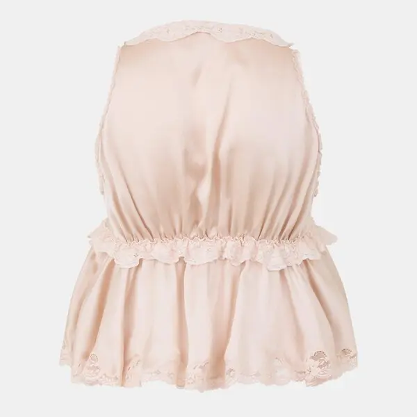 Chloé Silk Short Sleeve Blouse