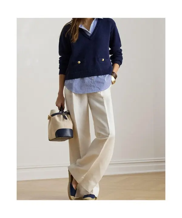 Ralph Lauren Faux Two-piece Knitwear