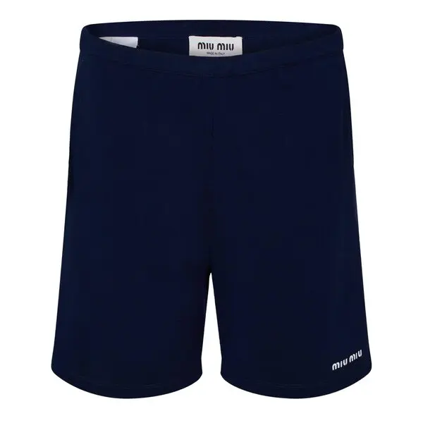 Miu Miu Fleece Relaxed Fit Shorts