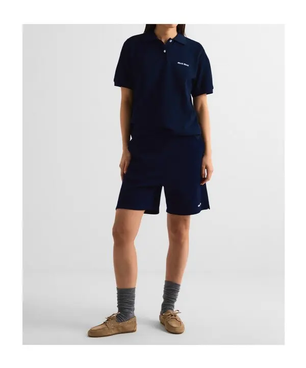 Miu Miu Fleece Relaxed Fit Shorts