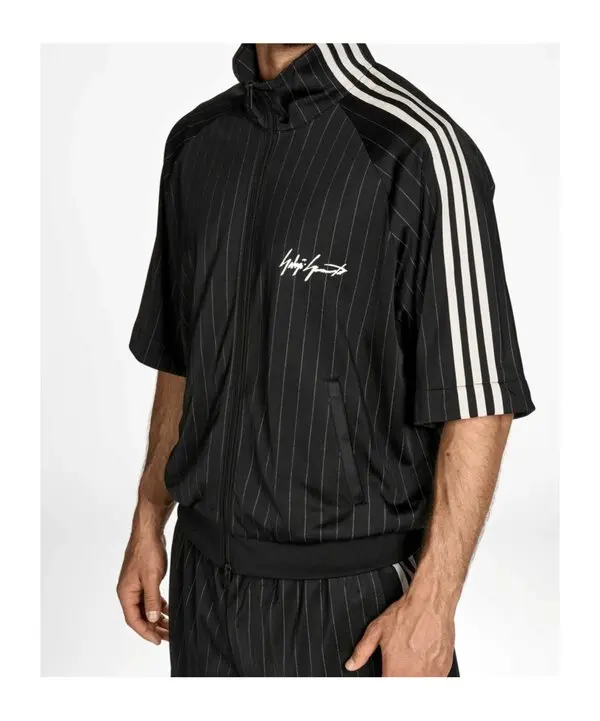 Y3 Pinstripe Zip-up Jacket
