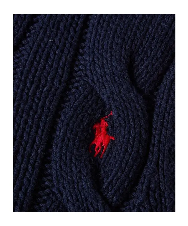 Polo Ralph Lauren Navy Cable-knit Vest