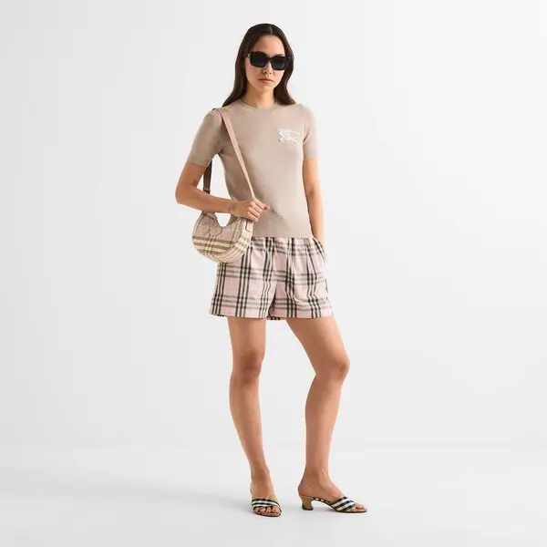 Burberry Knitted Top With Equestrian Emblem