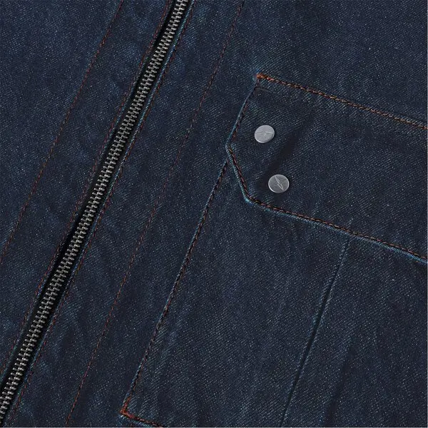 Stone Island Zip-up Jacket With Logo Patch