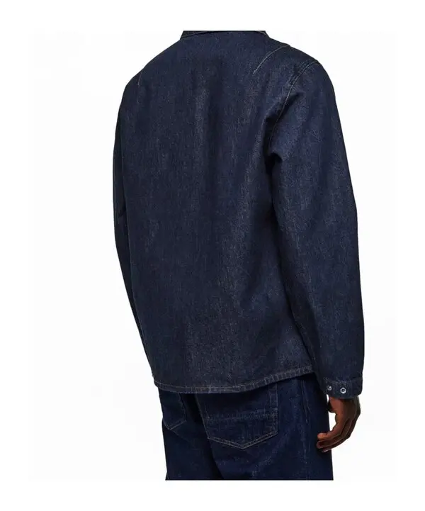 Stone Island Zip-up Jacket With Logo Patch