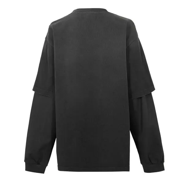 GANNI Long Sleeve Layered T-shirt