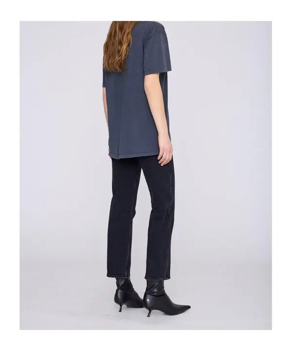 ANINE BING Graphic Print T-shirt - Black
