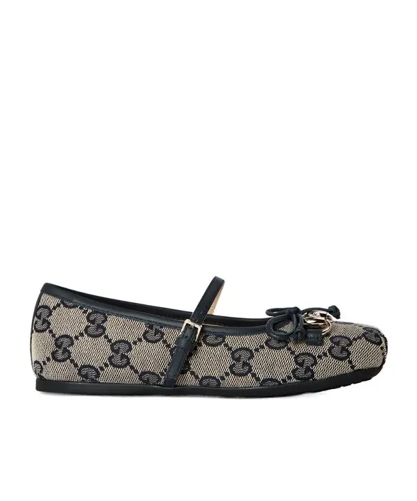 Gucci Ballerina Flats With Horsebit Detail