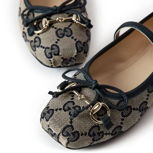 Gucci Ballerina Flats With Horsebit Detail