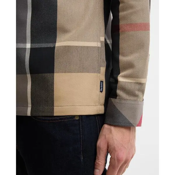 Barbour Plaid Zip-up Jacket
