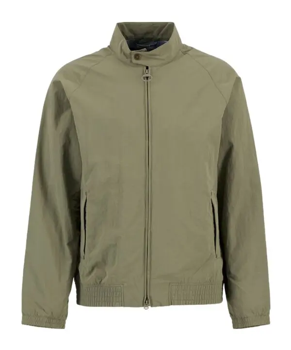 Barbour Water-repellent Zip-up Long-sleeved Raincoat