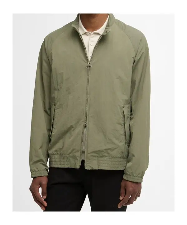 Barbour Water-repellent Zip-up Long-sleeved Raincoat