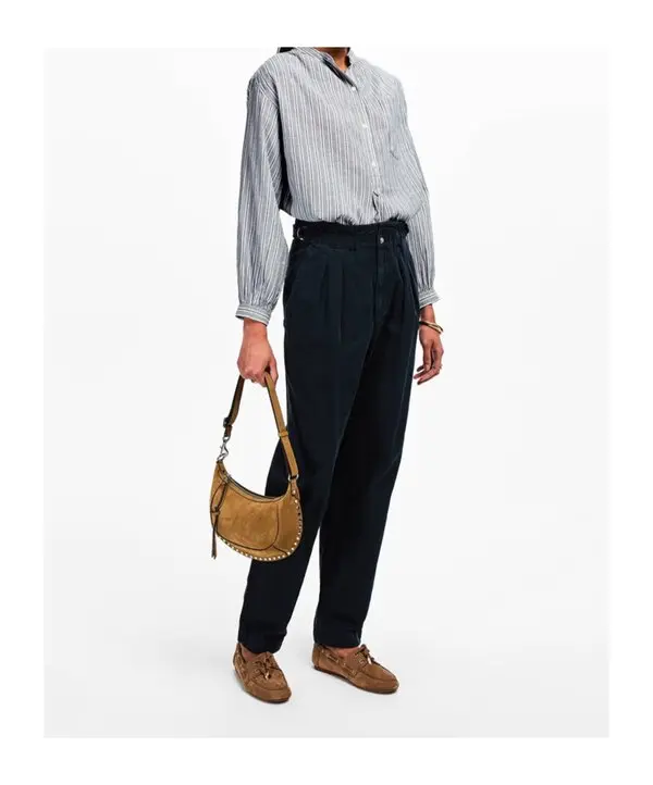 Isabel Marant Étoile High-waisted Pleated Casual Pants