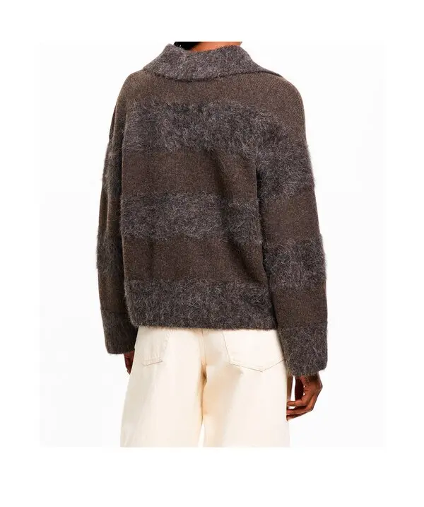 JOSEPH Knitted Collared Pullover