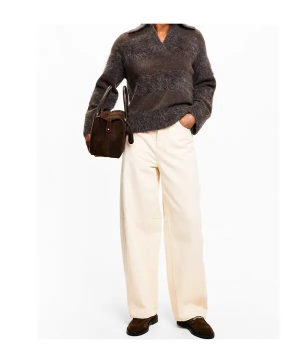 JOSEPH Knitted Collared Pullover