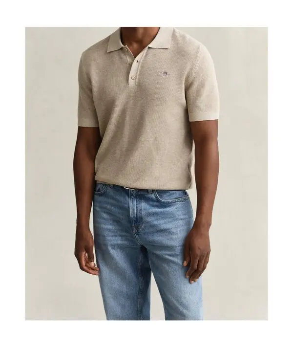 Gant Logo Short Sleeve Polo Shirt
