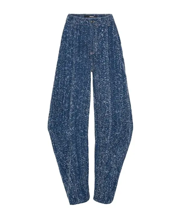 ROTATE BY BIRGER CHRISTENSEN Cassandria Belt Loop Jeans - Blue