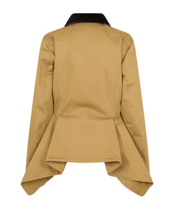 Alexander McQueen Herringbone Track Jacket - Nude