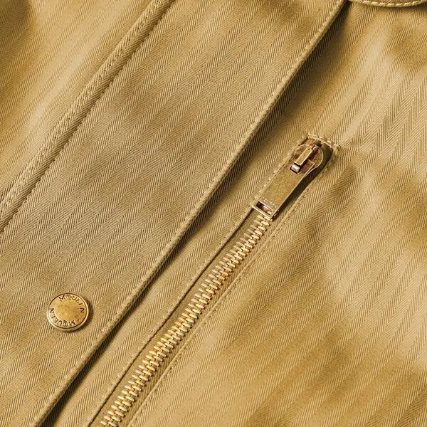 Alexander McQueen Herringbone Track Jacket - Nude