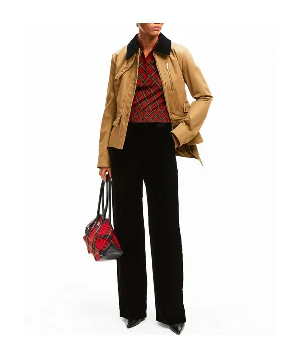 Alexander McQueen Herringbone Track Jacket - Nude