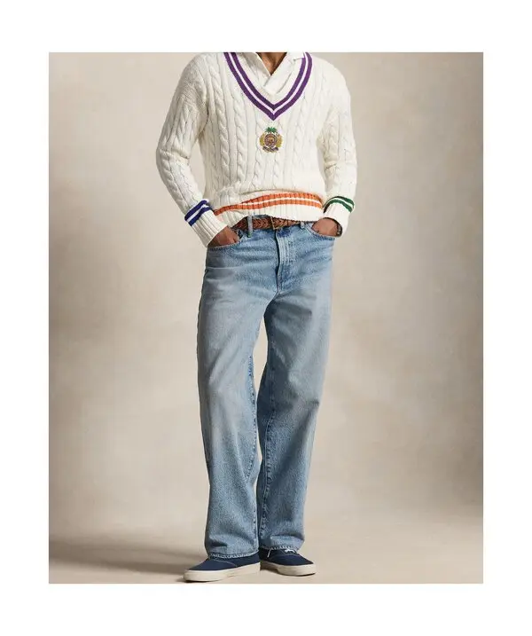 Polo Ralph Lauren Cable Knit V-neck Sweater