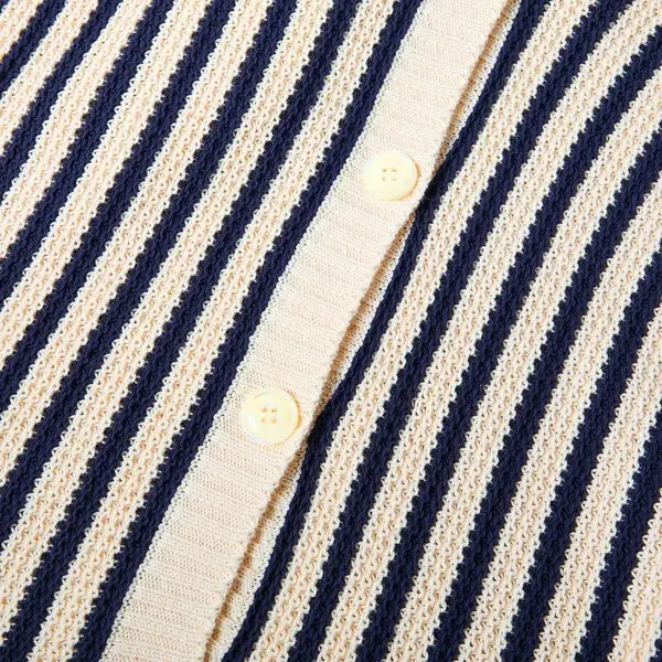 Max Mara Striped Knitted Cardigan