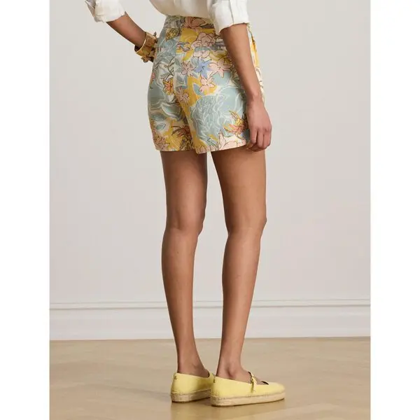 Ralph Lauren Tailored Floral Print Shorts
