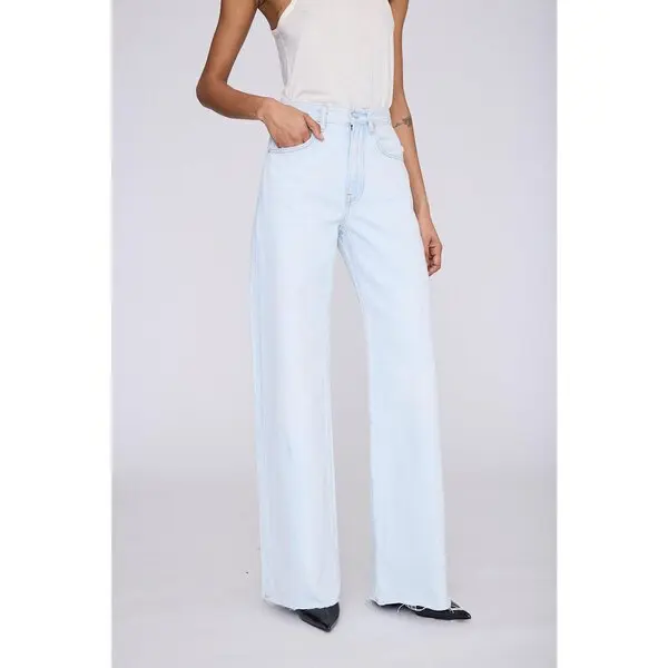 ANINE BING Wide Leg Jeans - White