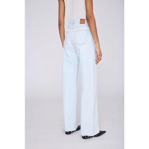 ANINE BING Wide Leg Jeans - White
