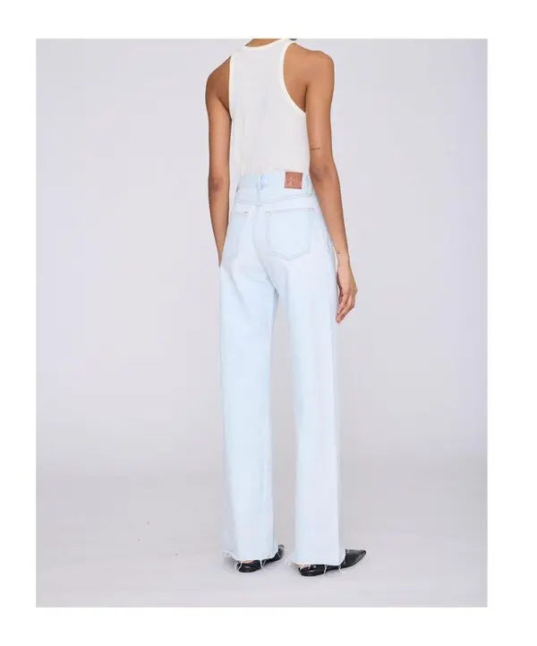 ANINE BING Wide Leg Jeans - White
