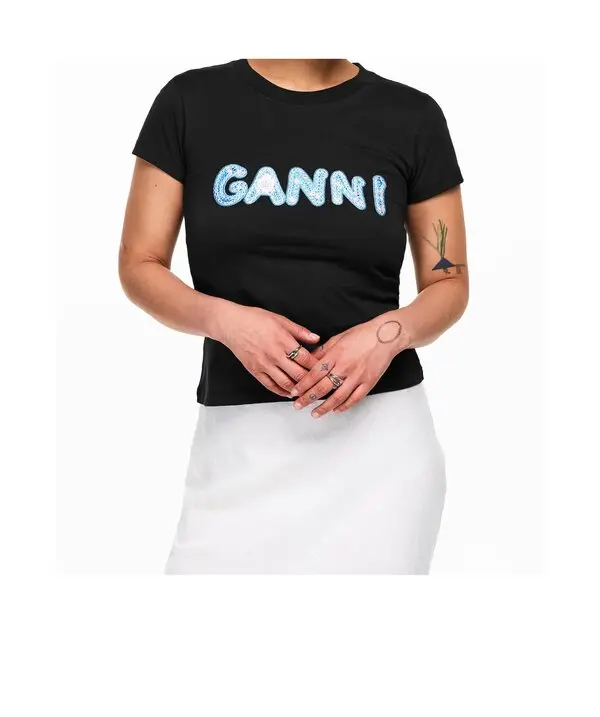 GANNI Logo T-shirt