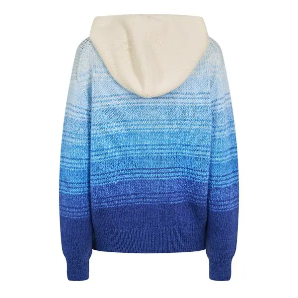 Polo Ralph Lauren Knit Hooded Zip-up With Flag Jacquard