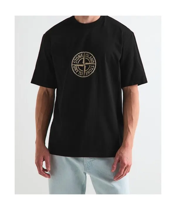 Stone Island Logo Short-sleeved T-shirt