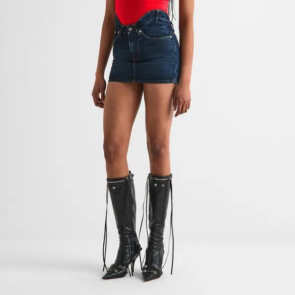 JEAN PAUL GAULTIER Denim Mini Skirt