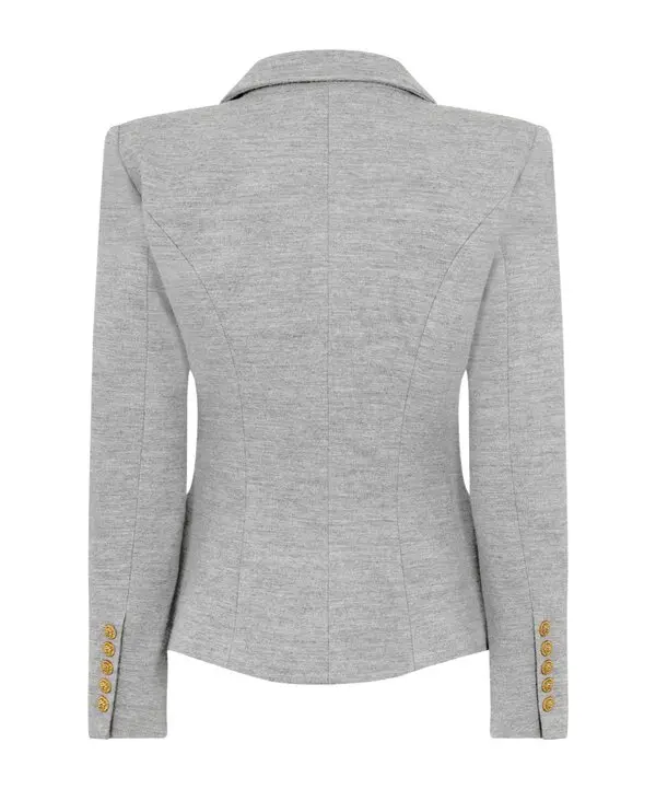 Balmain Notched Lapel Double-breasted Jacket