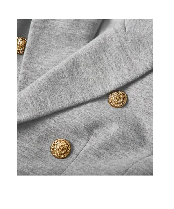 Balmain Notched Lapel Double-breasted Jacket