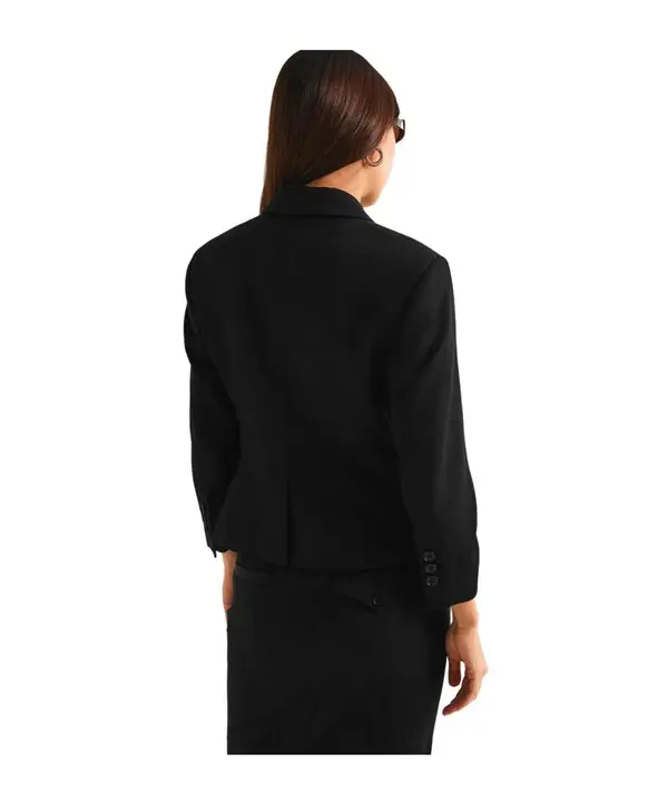 Versace Waist-hugging Single-breasted Jacket
