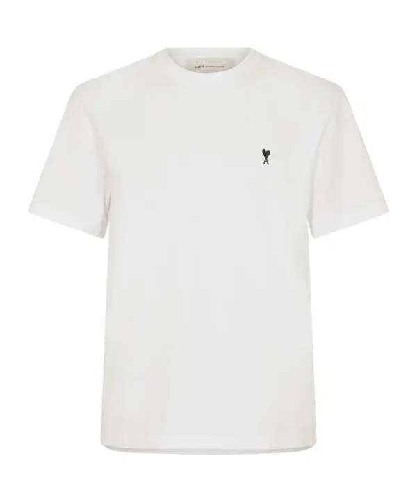 AMI Paris Logo Short-sleeved T-shirt - White