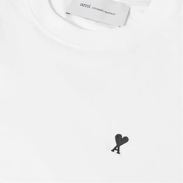 AMI Paris Logo Short-sleeved T-shirt - White