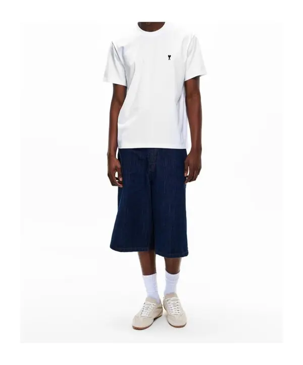 AMI Paris Logo Short-sleeved T-shirt - White