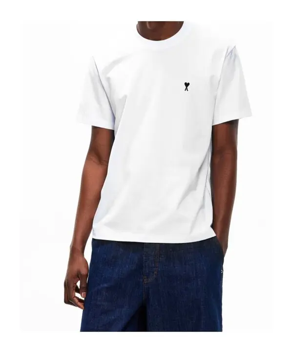 AMI Paris Logo Short-sleeved T-shirt - White