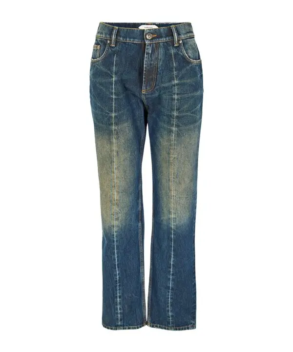 Versace Slim Fit Ripped Jeans