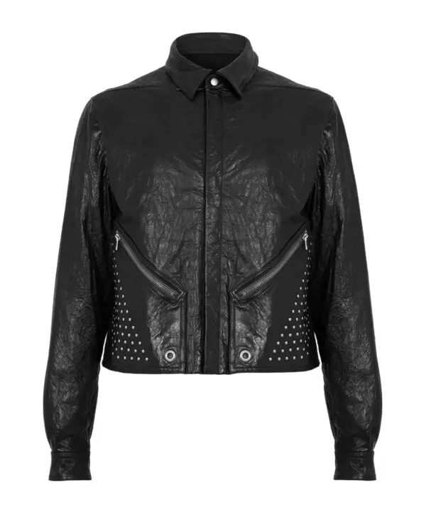 Rick Owens Studded Leather Jacket