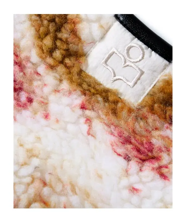 Isabel Marant Étoile Multicolor Patterned Fleece Jacket - Pink