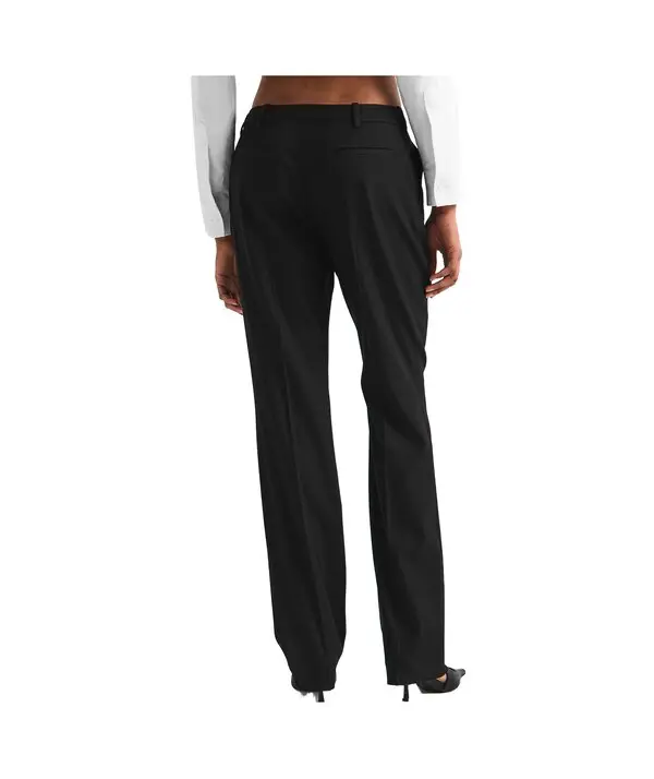 Balenciaga High-waisted Slim-fit Trousers With Front Pleats