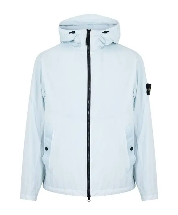 Stone Island Crinkle Rep Hooded Bomber Jacket