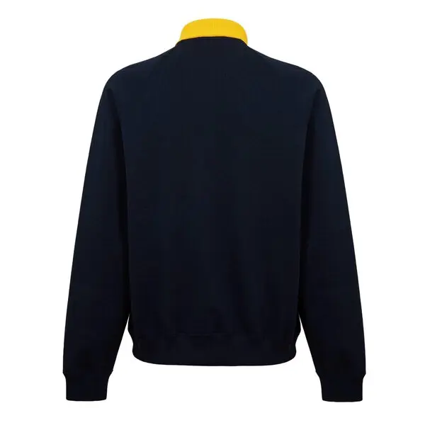 Versace Minimalist Long-sleeve Polo Shirt