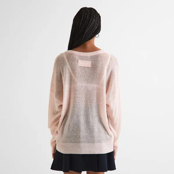 Balenciaga Crew Neck Jumper - Nude