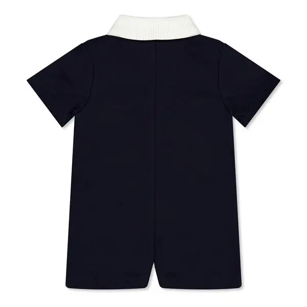 Gucci Polo Romper With Striped Detail