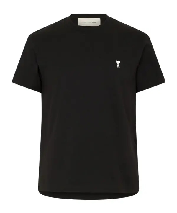 AMI Paris Logo Short-sleeved T-shirt - Black